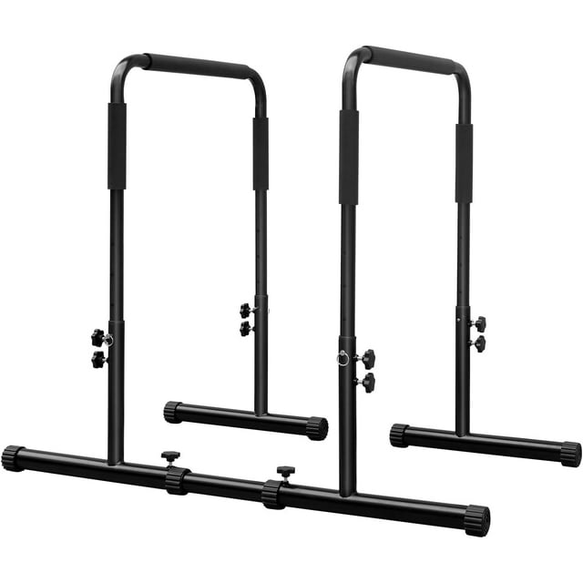 Adjustable Dip Bar Portable Functional Dip Stand Station Exercise Heavy Duty Parallel Bars ...