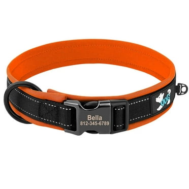 Mighty Paw Neoprene Padded Dog Collar, Sports Collar with Reflective Stitching, Extra Comfort ...