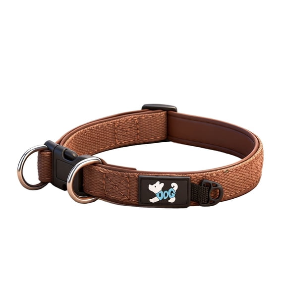 Adjustable Dog Collar Soft Padded Webbing Pet Collar Heavy Duty Quick ...