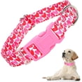 Adjustable Dog Collar with Safety Buckle Quick Release - Soft Nylon Pet ...