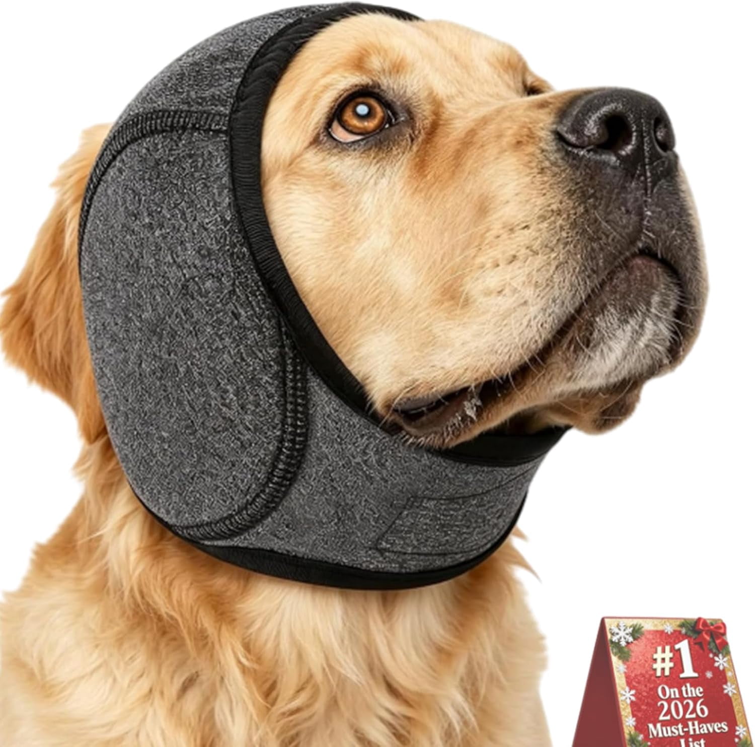 Adjustable Dog Ear Muffs, Noise Canceling Calming Hood for Bath ...