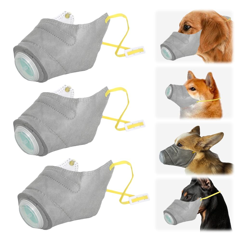 Adjustable Dog Gas Mask, 2025 New Anti PM2.5 Breathable Dog Masks, Anti ...