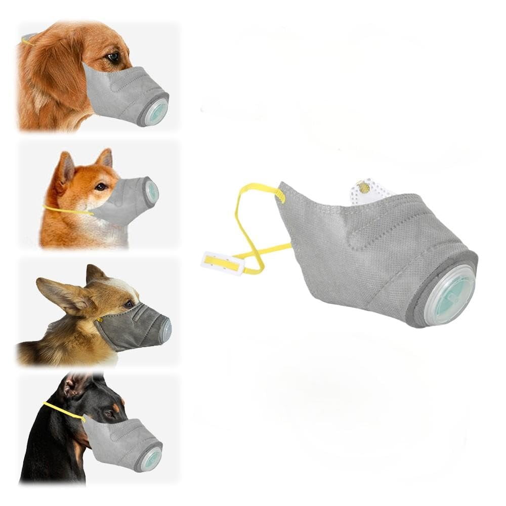 Adjustable Dog Gas Mask, 2025 New Anti PM2.5 Breathable Dog Masks, Anti ...