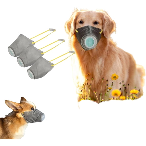 Dog Respirator Masks for Air Quality Protection in Multiple Sizes