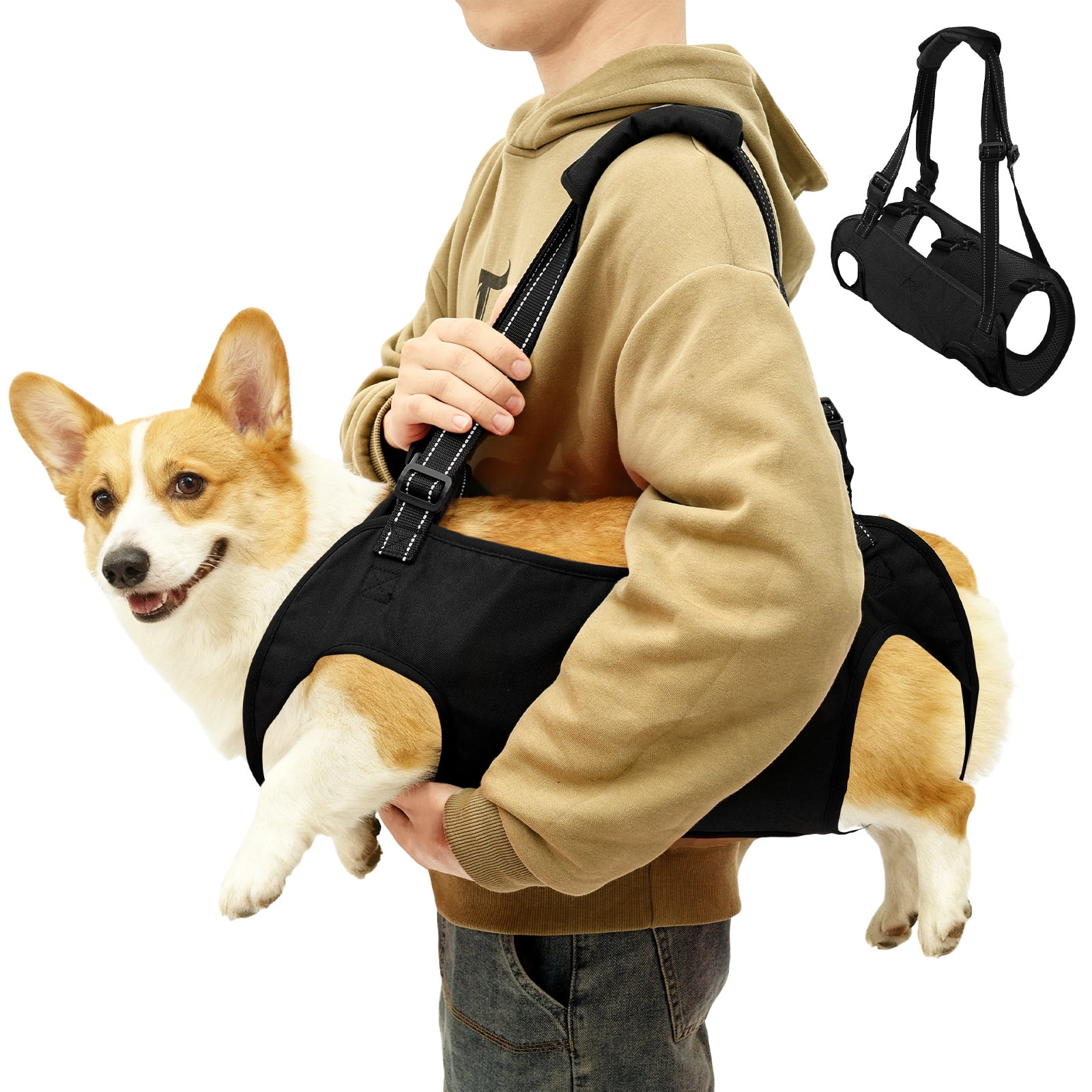 Adjustable Dog Lift Harness Full Body Support & Recovery Sling Pet ...