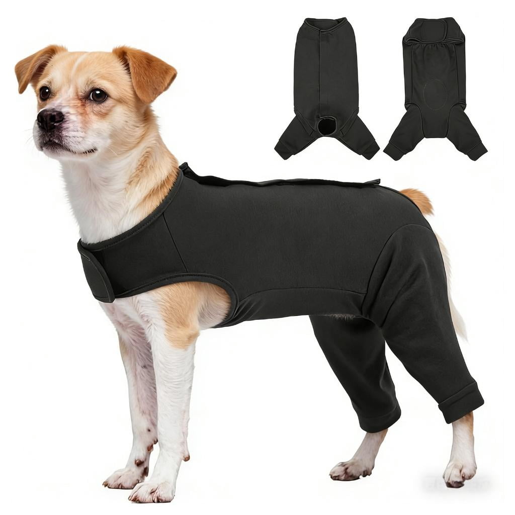 Adjustable Dog Post Surgical Recovery Suit With Sticker Closures ...