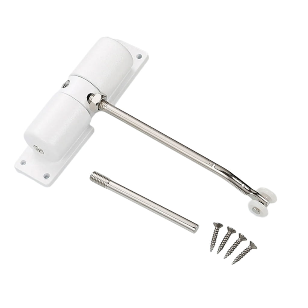 Adjustable Door Closers Spring Loaded Closers for Quiet Operate Damage ...