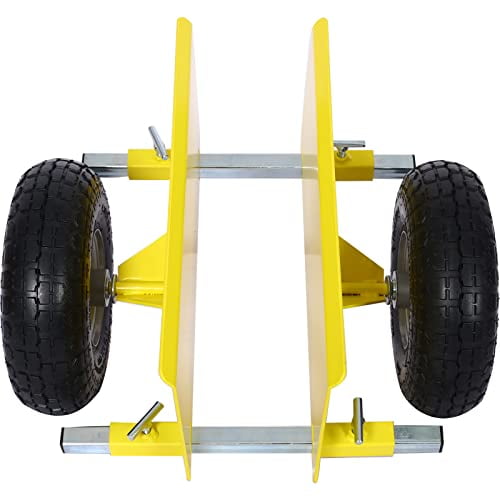 Adjustable Door Heavy Duty Panel Dolly with 10" Pneumatic Wheels ...