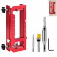 Adjustable Door Hinge Mortise Jig Kit, 2.5-5