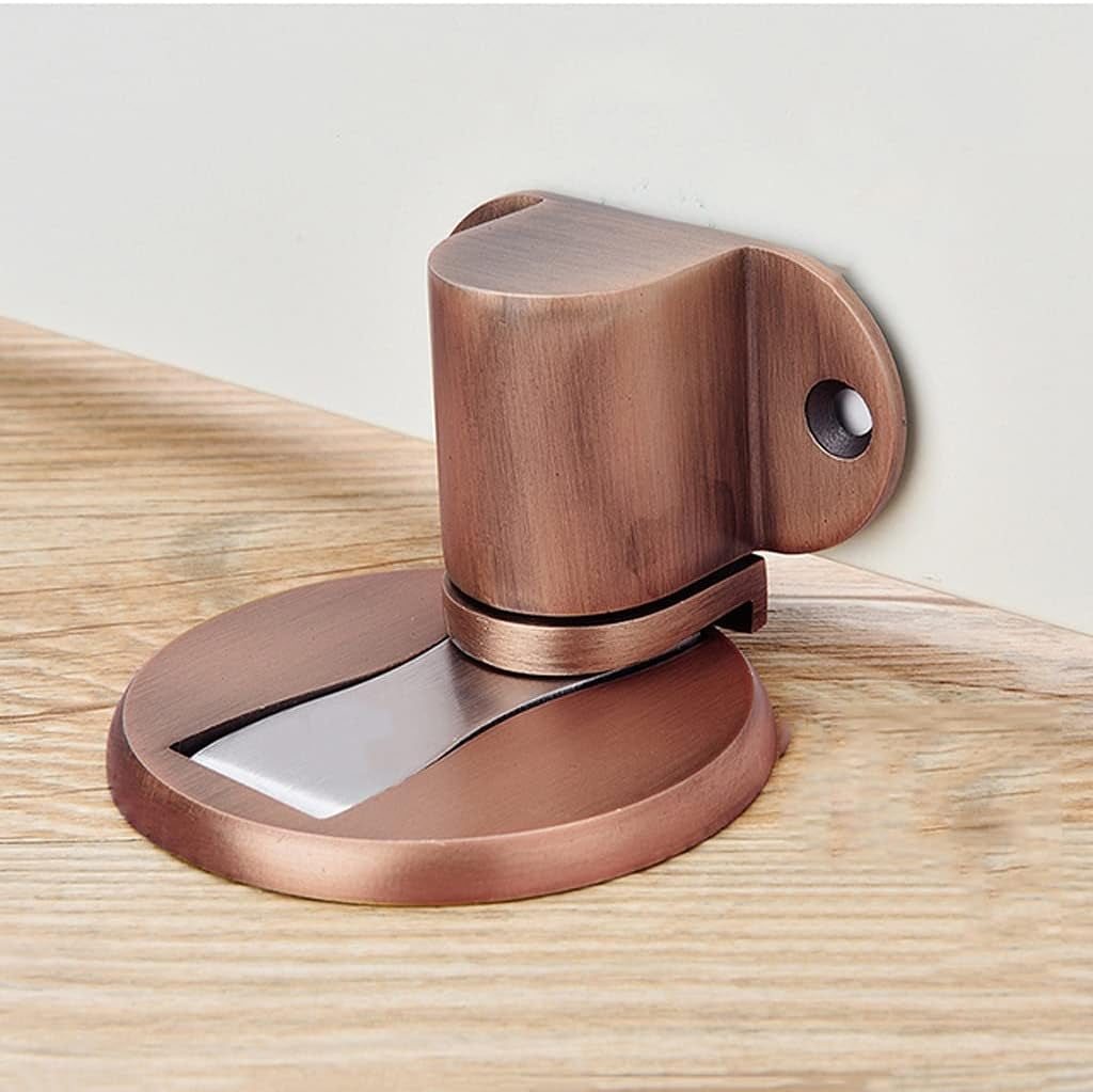 Adjustable Door Holder Stainless Steel Door Stopper Non-Punch Sticker ...