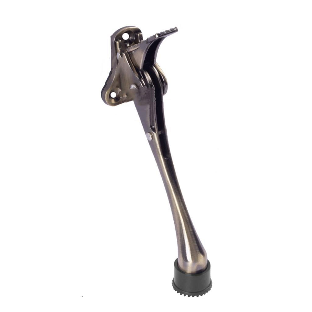 Adjustable Door Holder with Nonslip Rubber Tips Kick Down Doorstop Door ...