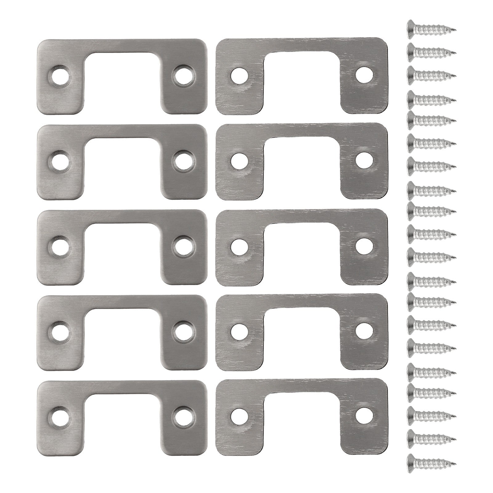 Adjustable Door Strike Plate for Deadbolt Locks with Screws - 4/10 Pack ...