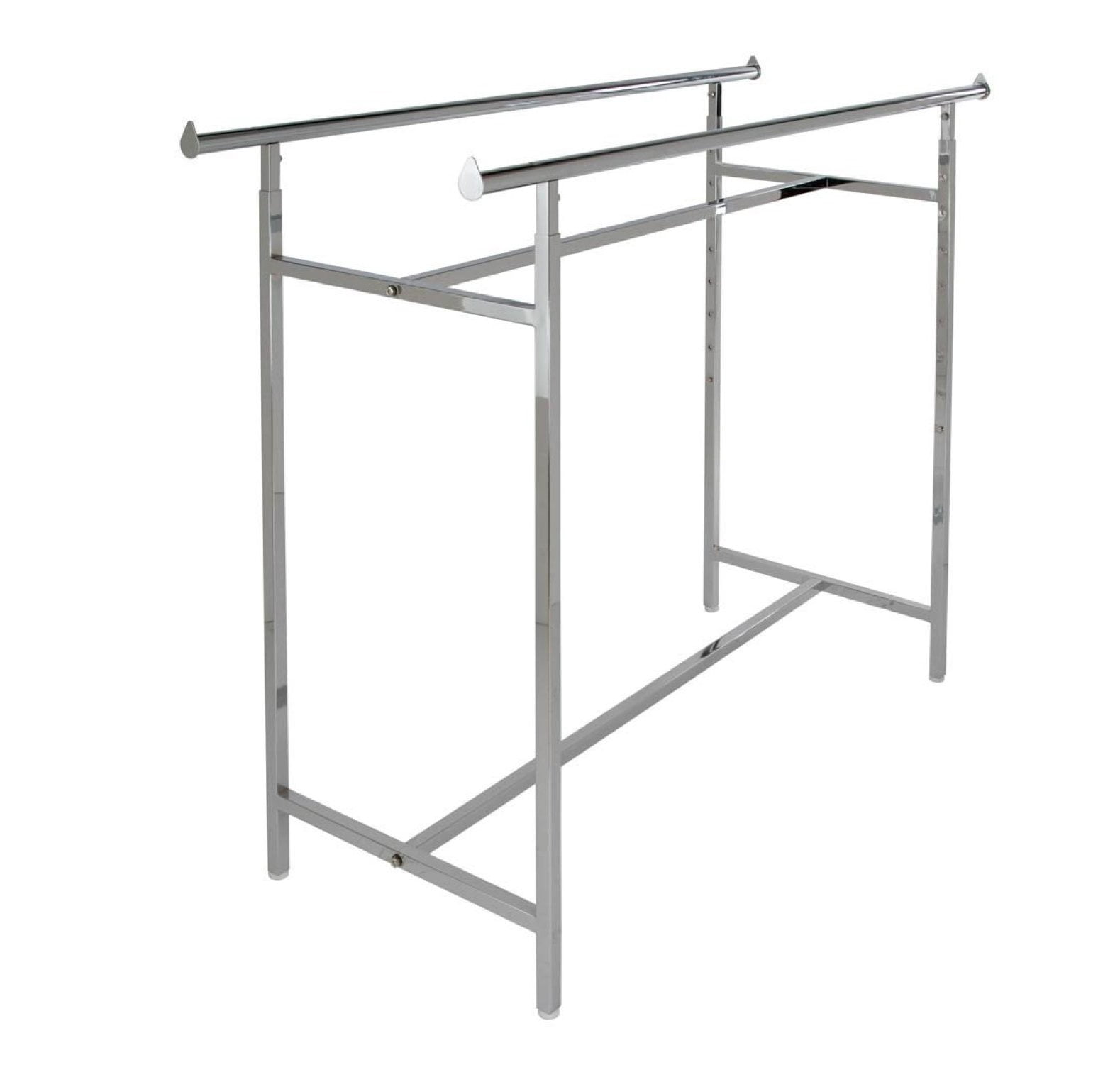 Adjustable Double Bar Clothing Rack - Walmart.com