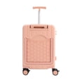 Adjustable Double Handle Carry On Luggage, 20'' Suitcase with Mesh ...