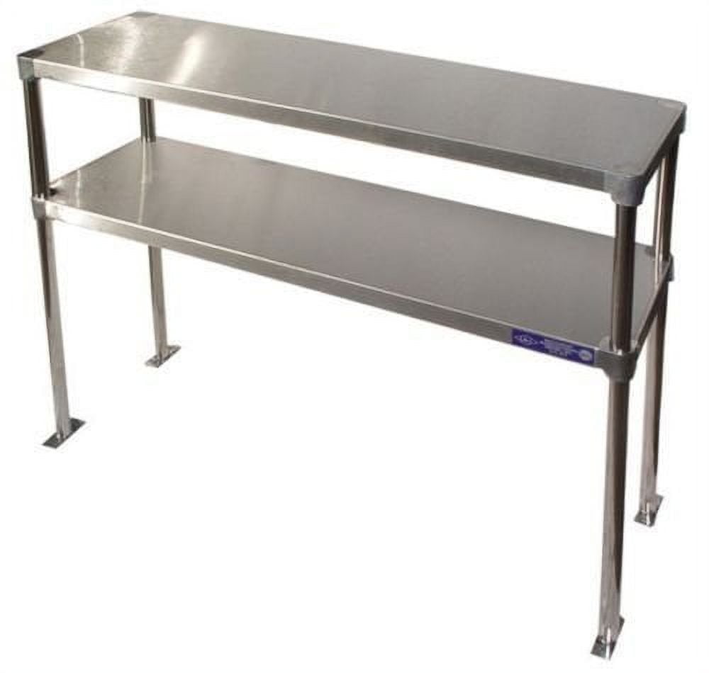 Adjustable Double Overshelf 12 x 36 - Stainless Steel for Work Table ...