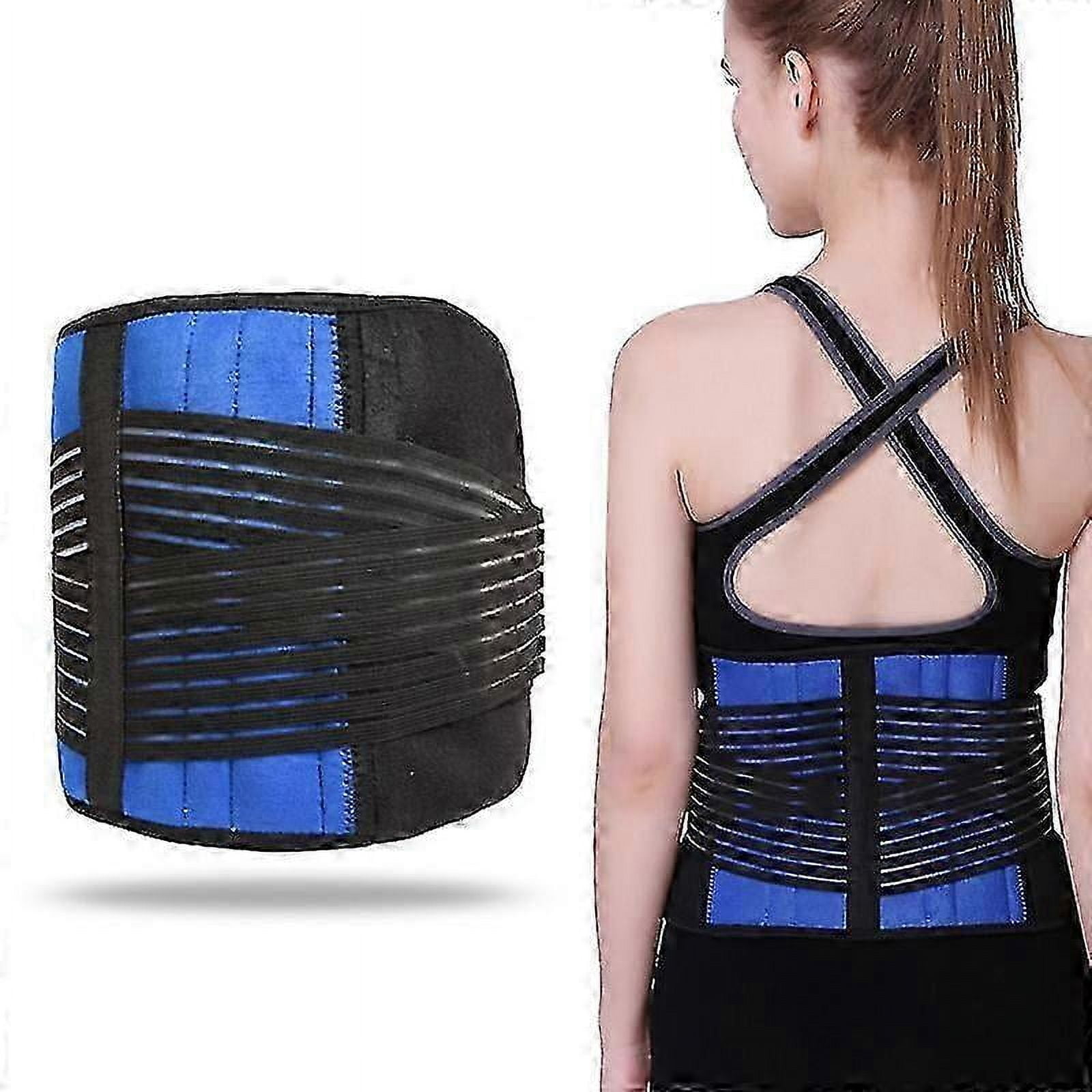 Adjustable Double Pull Lumbar Support Lower Brace Pain Relief Waist ...