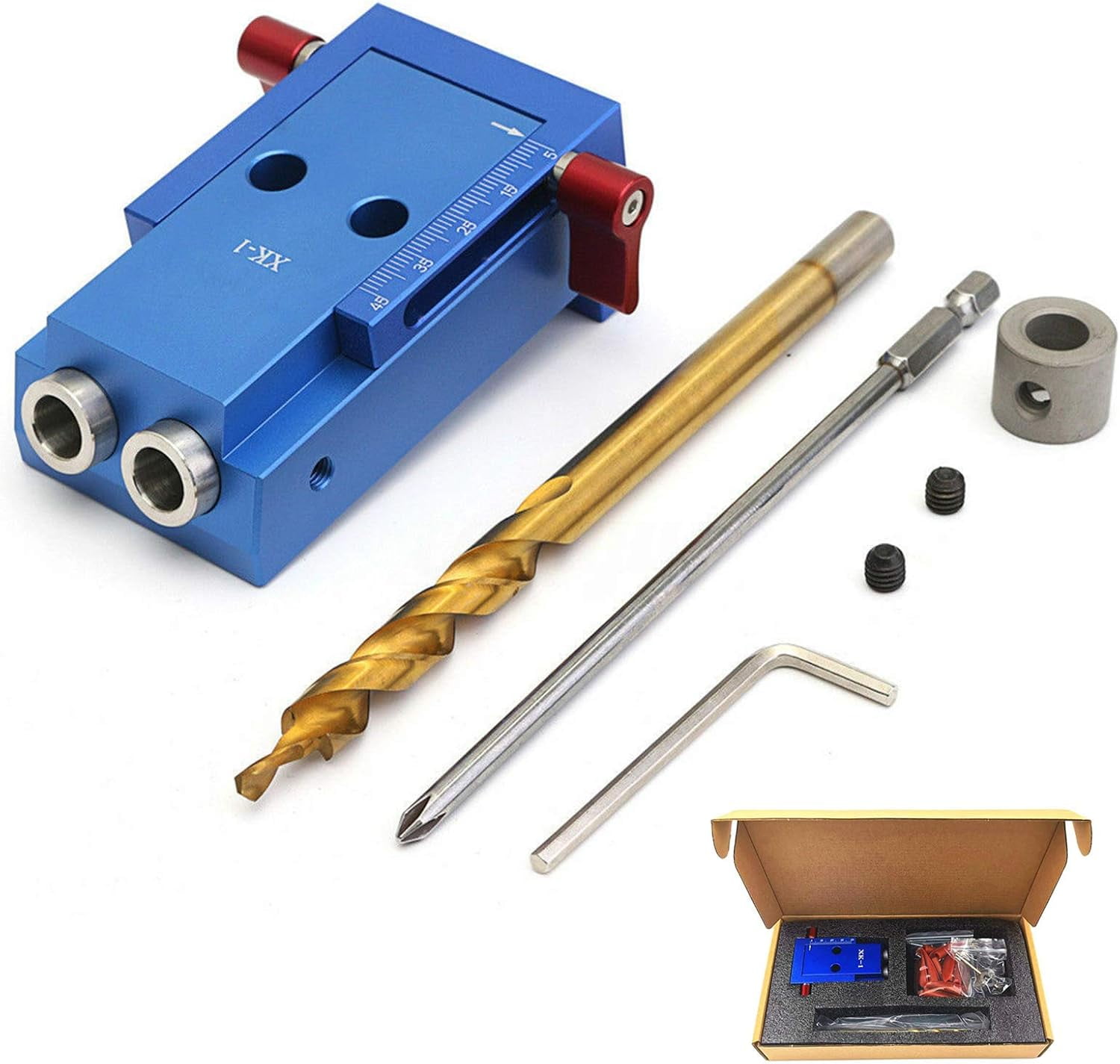 Adjustable Doweling Jig Kit For Edge-To-Edge Joints, Self-Centering ...