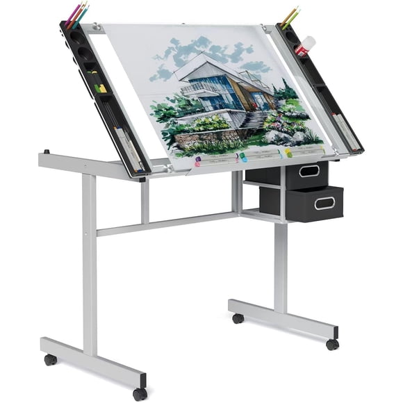 Shop Art Desks with Storage for Creative Spaces at Affordable Prices