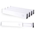 Adjustable Drawer Dividers - Lock in Place, Non-Slip, Expandable ...