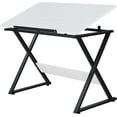 Adjustable Drawing Tables Drafting Desk with P2 Tiltable Tabletop for ...