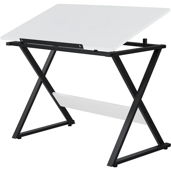 Adjustable Drawing Tables Drafting Desk with P2 Tiltable Tabletop for ...