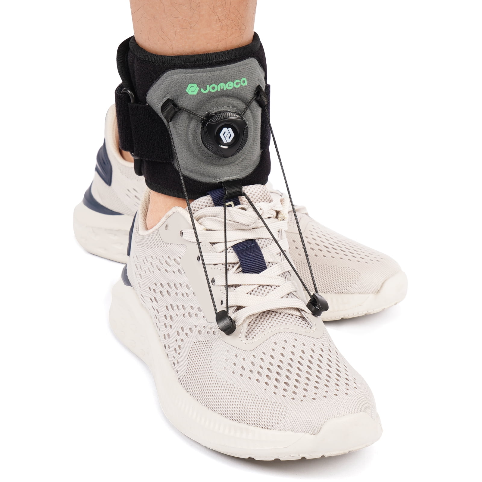 Adjustable Drop Foot Brace with Rotary Knob AFO Ankle Foot Orthosis for Dorsiflexion Support ...