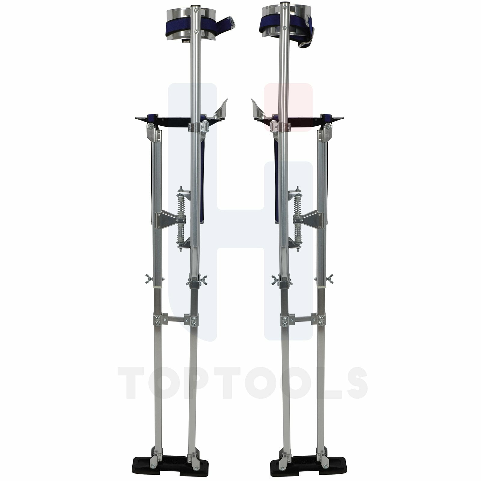 Adjustable Drywall Stilts 48-64 Inch Aluminum Silver Tool For Painting ...