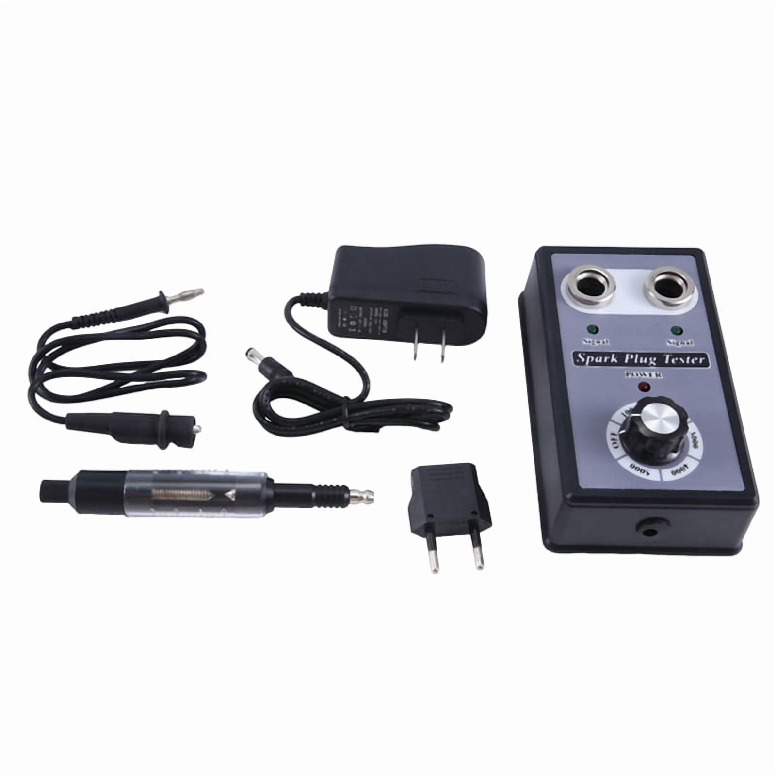 Adjustable Dual Hole Sparking Plug Tester Spark Tester Diagnostic Tool ...
