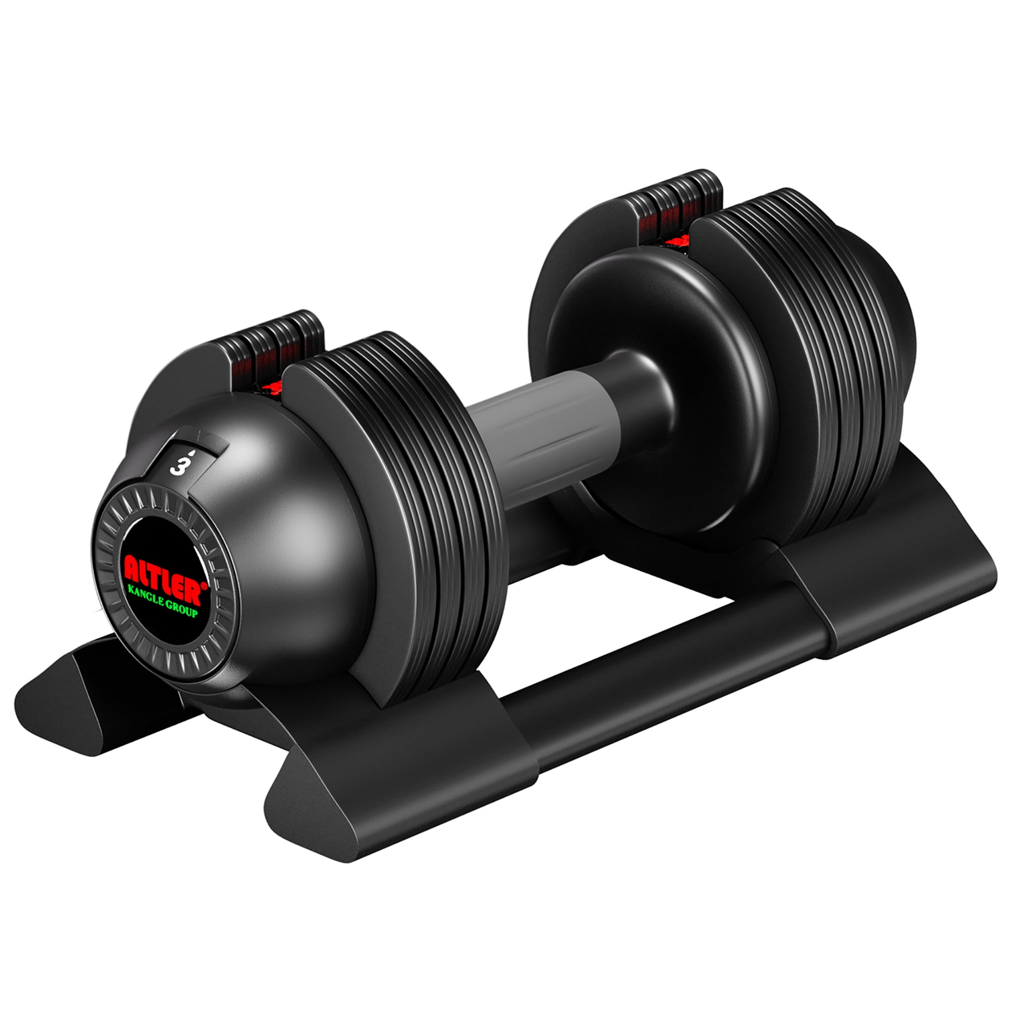 Adjustable Dumbbell,22lb/44lb/52lb Single Dumbbell Set with Tray for ...