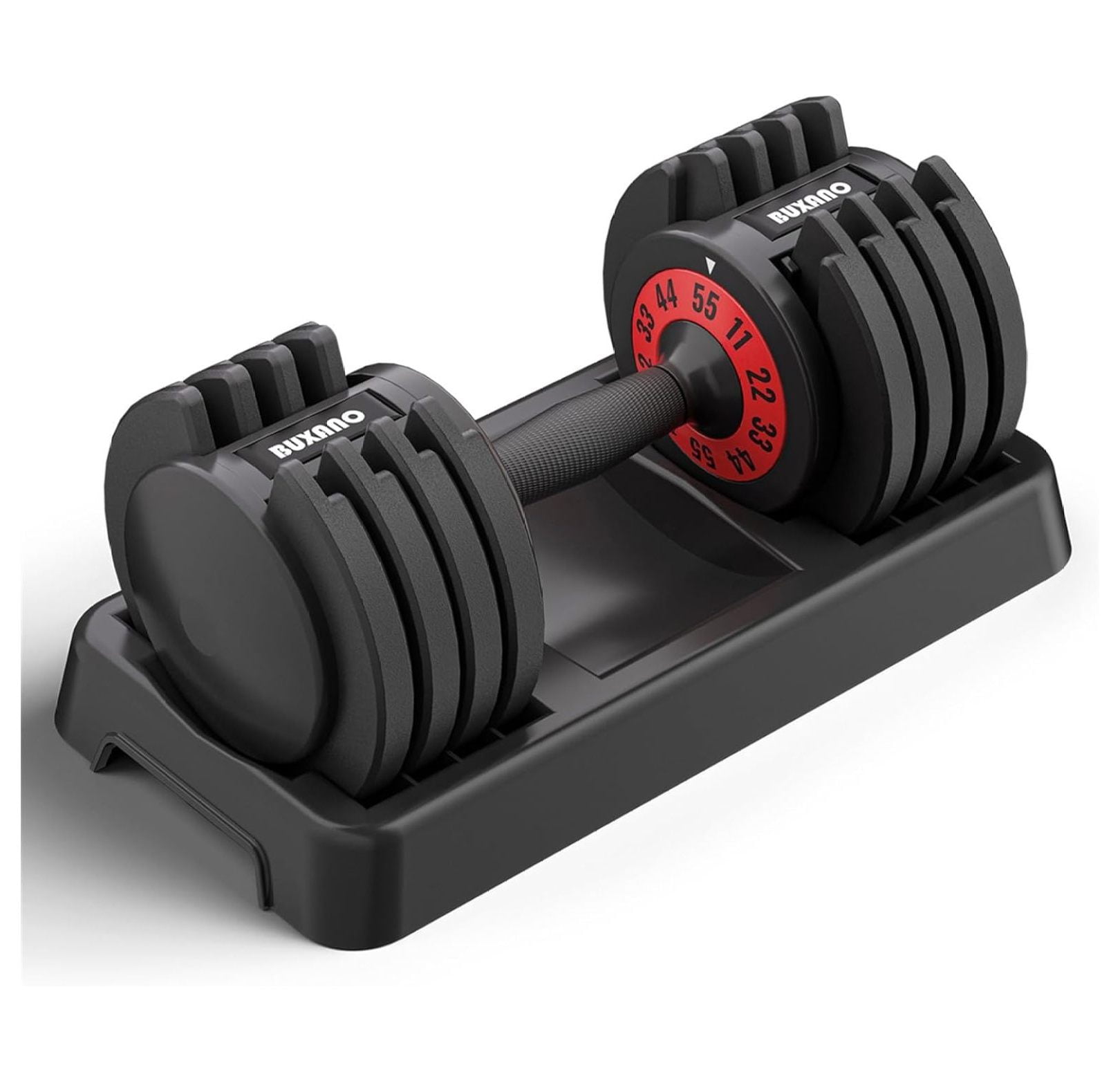 Adjustable Dumbbell 55LB Single Dumbbell 5 in 1 Weight Dumbbell with ...