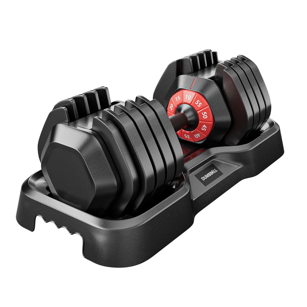 Adjustable Dumbbell Set, 10 in 1 Free Dumbbell for Men and Women, Black ...