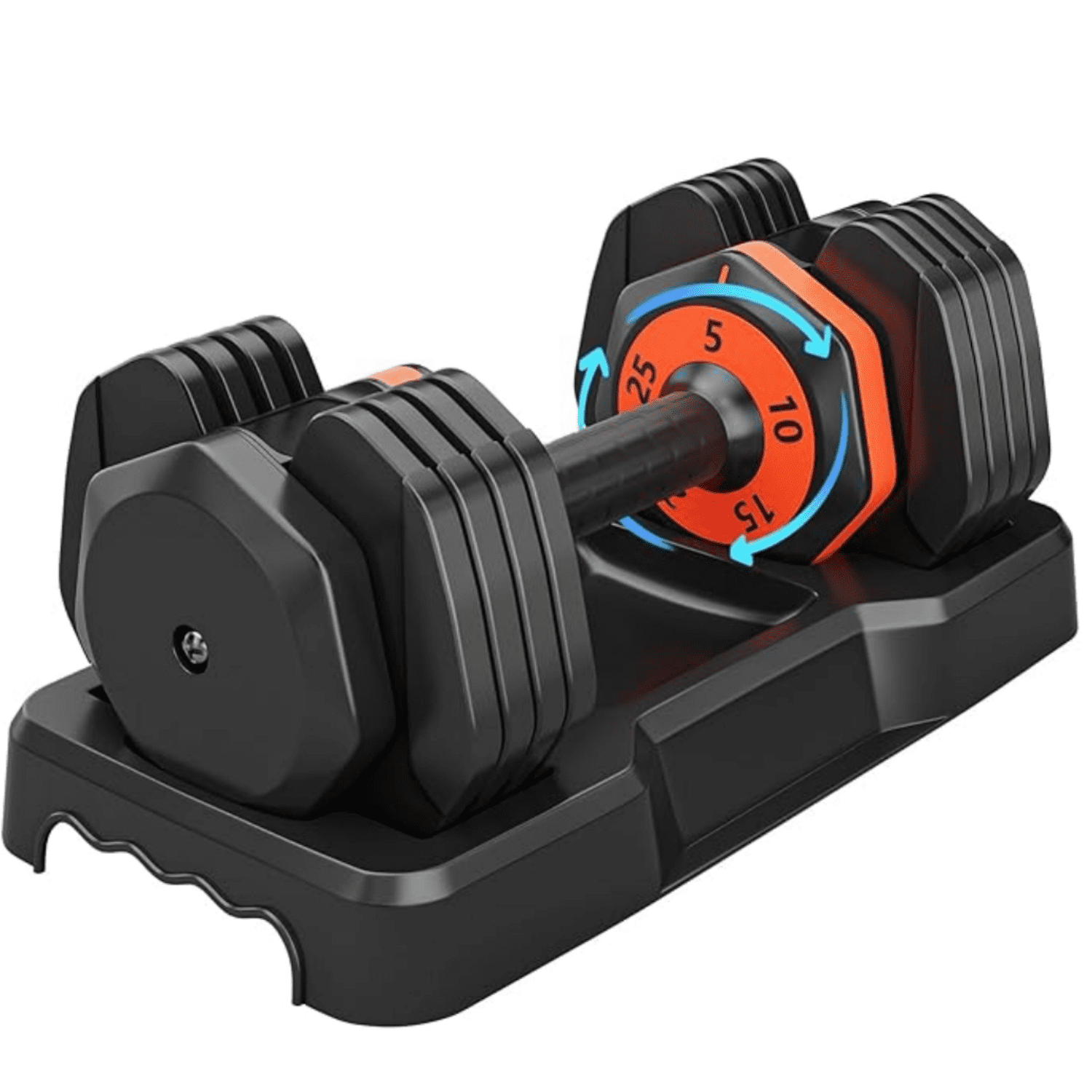 Adjustable Dumbbell Set, 5 in 1 Free Weight Dumbbell,Fast Adjust Weight ...