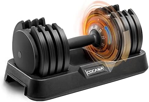 Adjustable Dumbbell Set,Free Weight Set Pair Fast Adjust Dumbbell ...