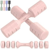 Adjustable Dumbbell Set of 2, 11Lb/Pair Weights Dumbbells for Women ...