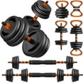 Adjustable Dumbbells 45lbs Free Weight Dumbbell Set with Connector Used ...