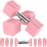 Adjustable Dumbbells Set of 2, Adjustable Weight Dumbbells with 4 ...