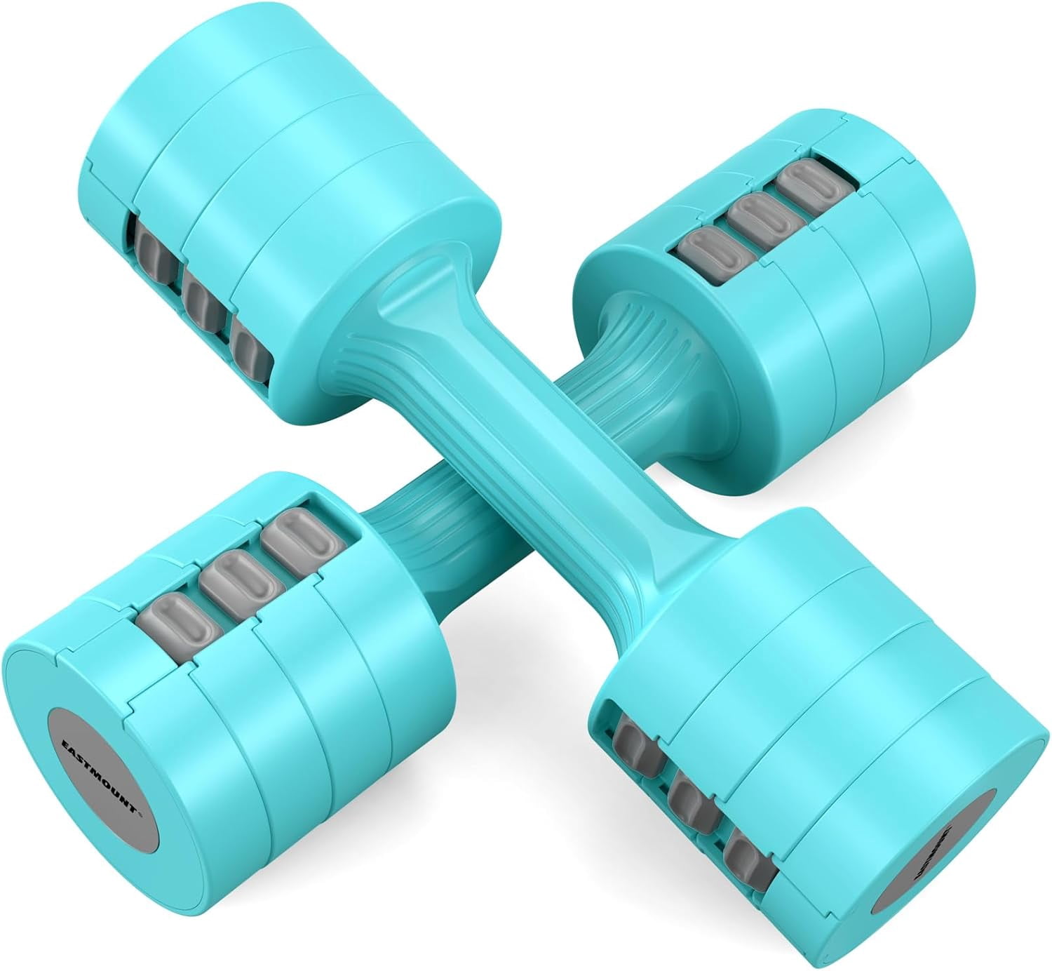 Adjustable Dumbbells Set Pair 2 4 6 8 10 Lbs Women Hand Weights 2-5 Lbs Each 6 in 1 Free Weights ...