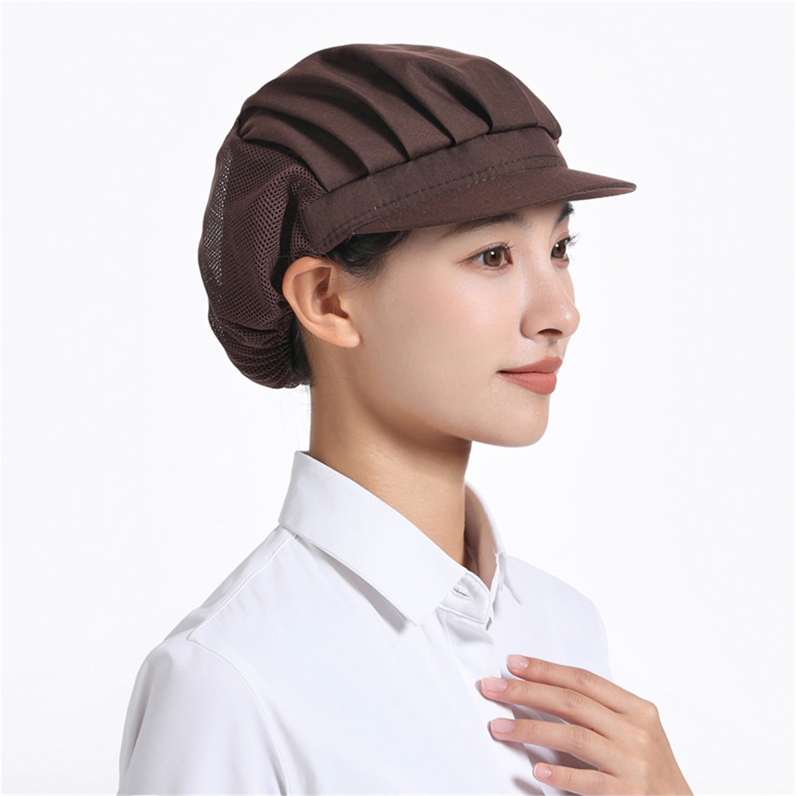 Adjustable Elastic Chefs Hat Worker Hair Net For Kitchen Professional ...