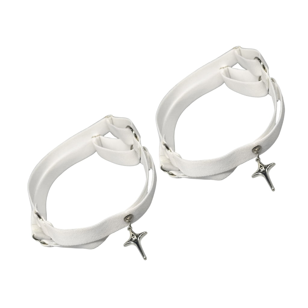 Adjustable Elastic Leg Garters Belt Four Pointed Star Leg Garter Punk ...