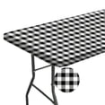 Adjustable Elastic Rectangular Picnics Tablecloth Waterproof And ...