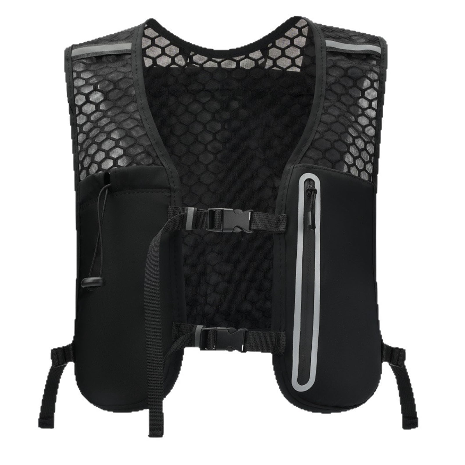 Adjustable & Elastic Running Vest Safety Breathable Vest Running Phone ...