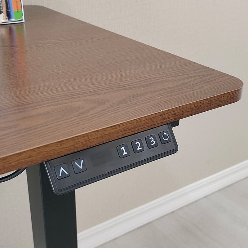 Adjustable Electric Standing Desk Frame Dual Motor Black - Walmart.com