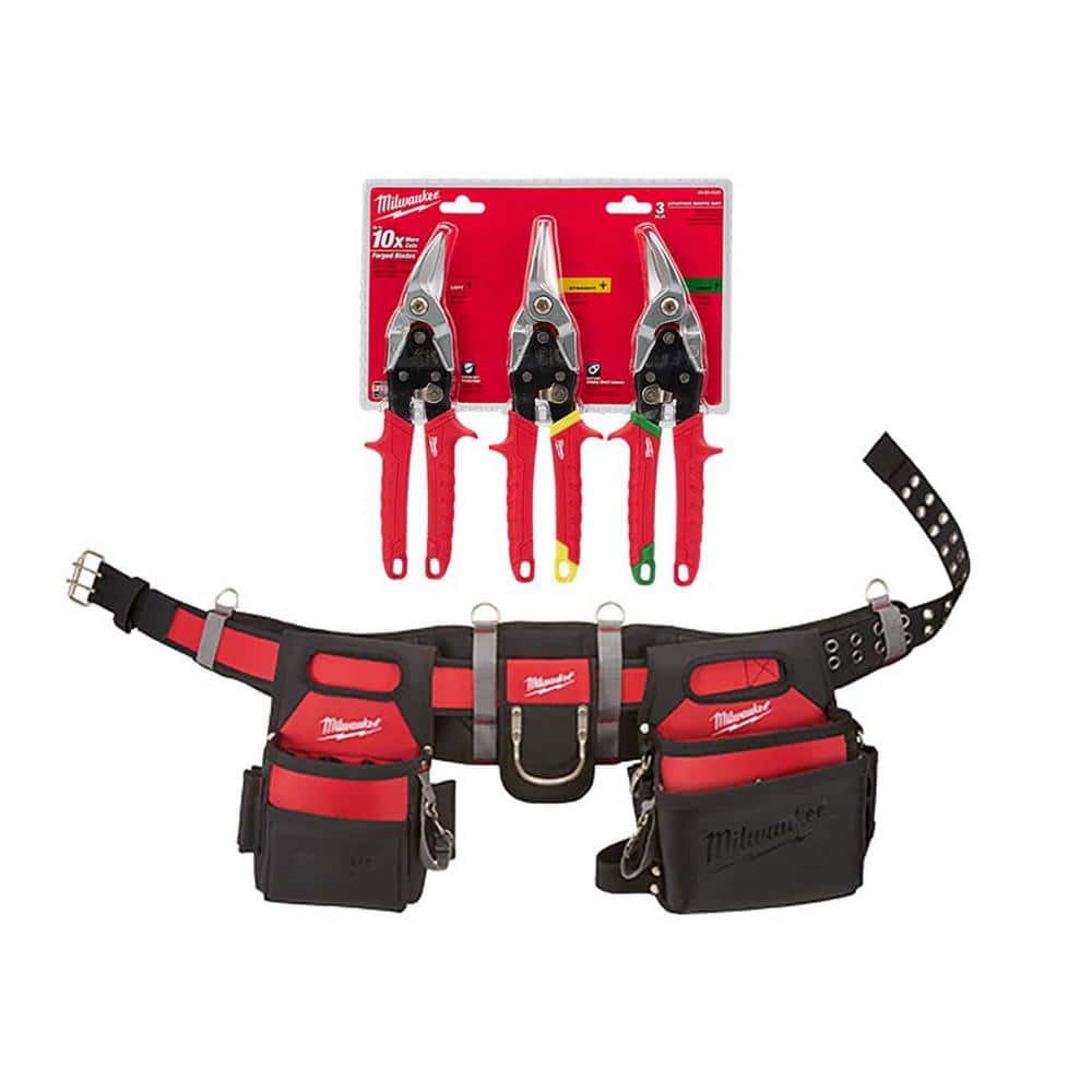 Adjustable Electricians Work Waist Tool Belt W/ Left, Right, and ...