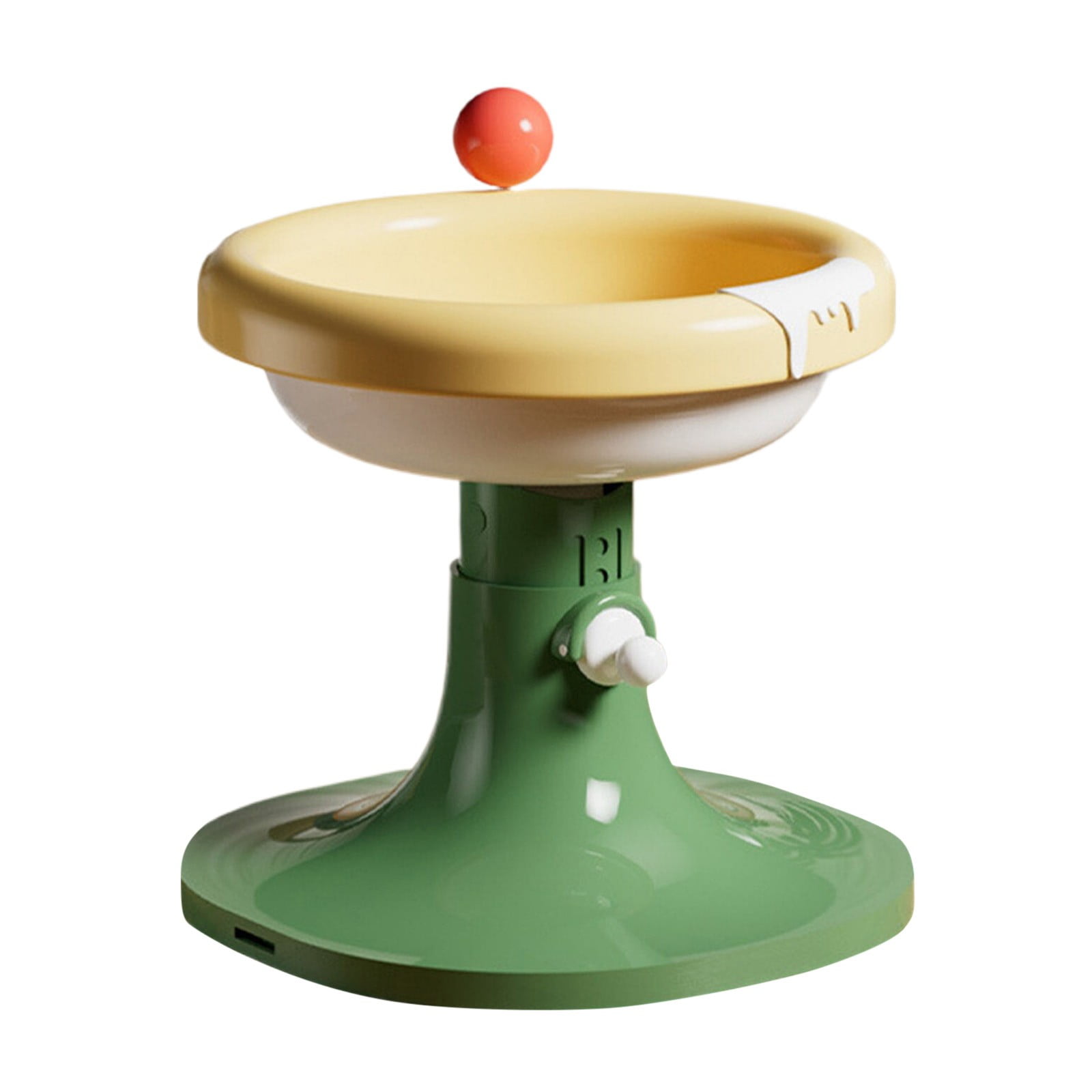 Adjustable Elevated Cat Bowls - Ceramic Raised Cat Food & Water Dishes ...