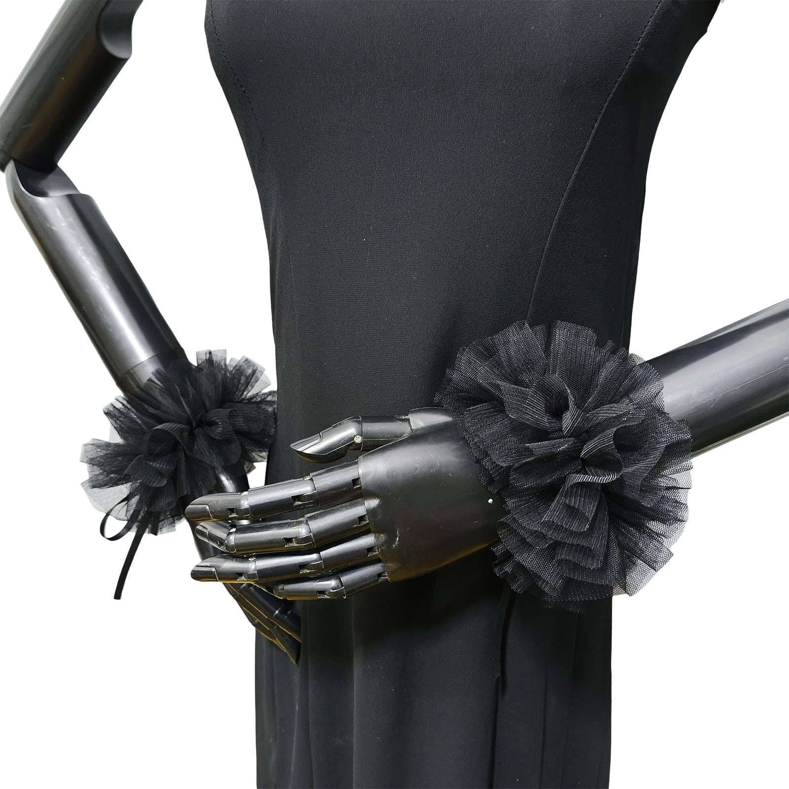 Adjustable Elizabethan Neck Ruff False Collar and Ruffled Faux Wrist ...