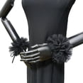 Adjustable Elizabethan Neck Ruff False Collar and Ruffled Faux Wrist ...