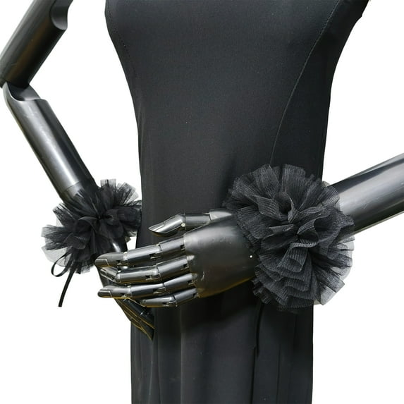 Adjustable Elizabethan Neck Ruff False Collar and Ruffled Faux Wrist ...