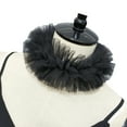 Adjustable Elizabethan Neck Ruff False Collar and Ruffled Faux Wrist ...