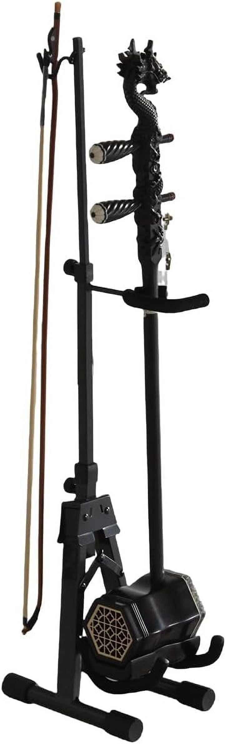 Adjustable Erhu Stand with Bow Holder, Portable Folding Metal Tripod ...