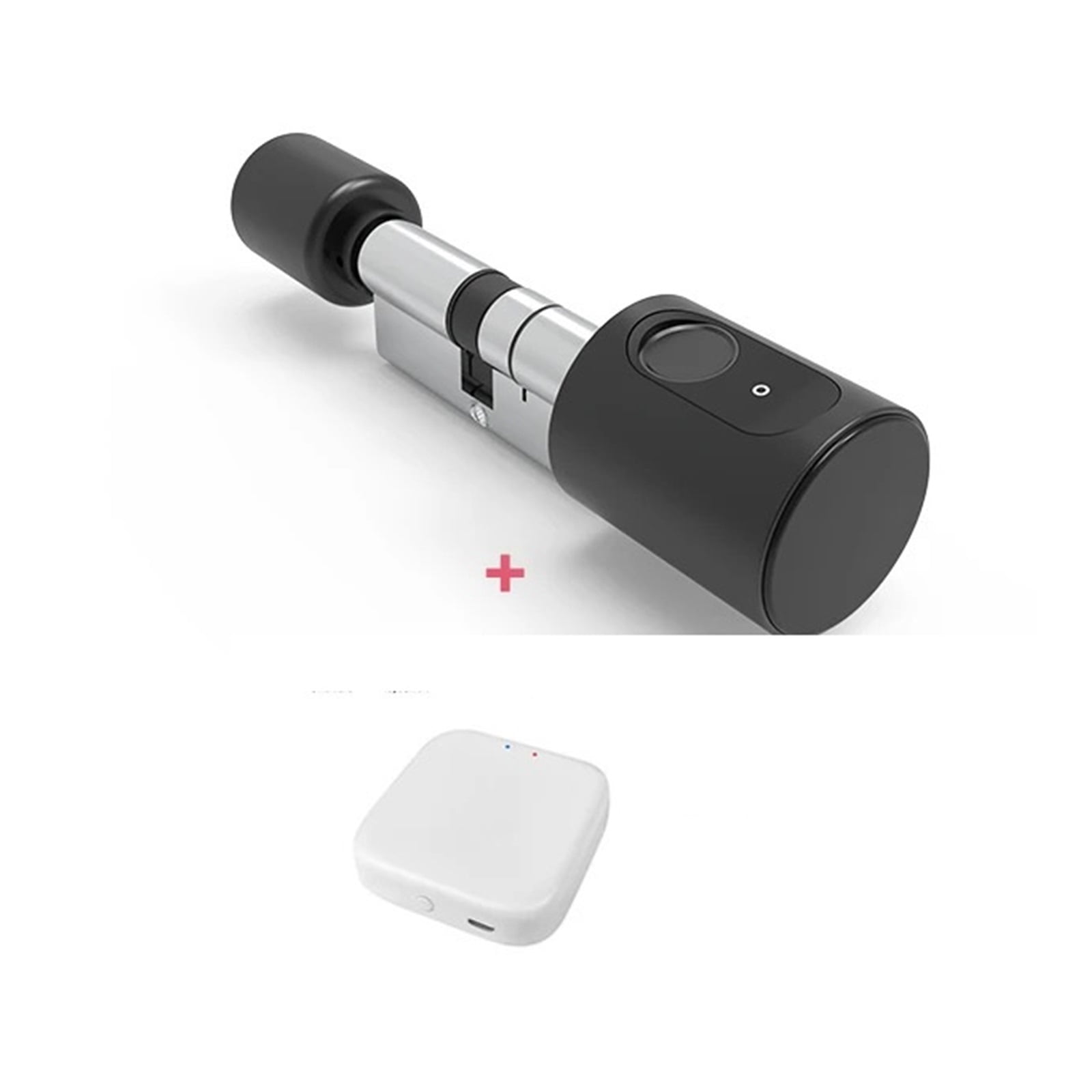 Adjustable Euro Cylinder Smart Lock Tuya BLE Finrprint IC Card Keys ...